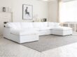 Nubes Cloud Classic 6-Piece Modular Sofa Includes 2 Ottomans ...
